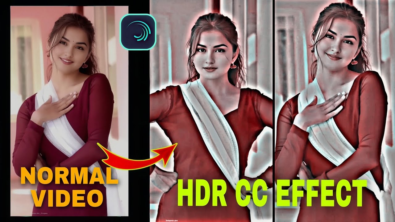 Normal Video To HDR CC Effect 🤩🤩 || alight motion video editing 😍 ...
