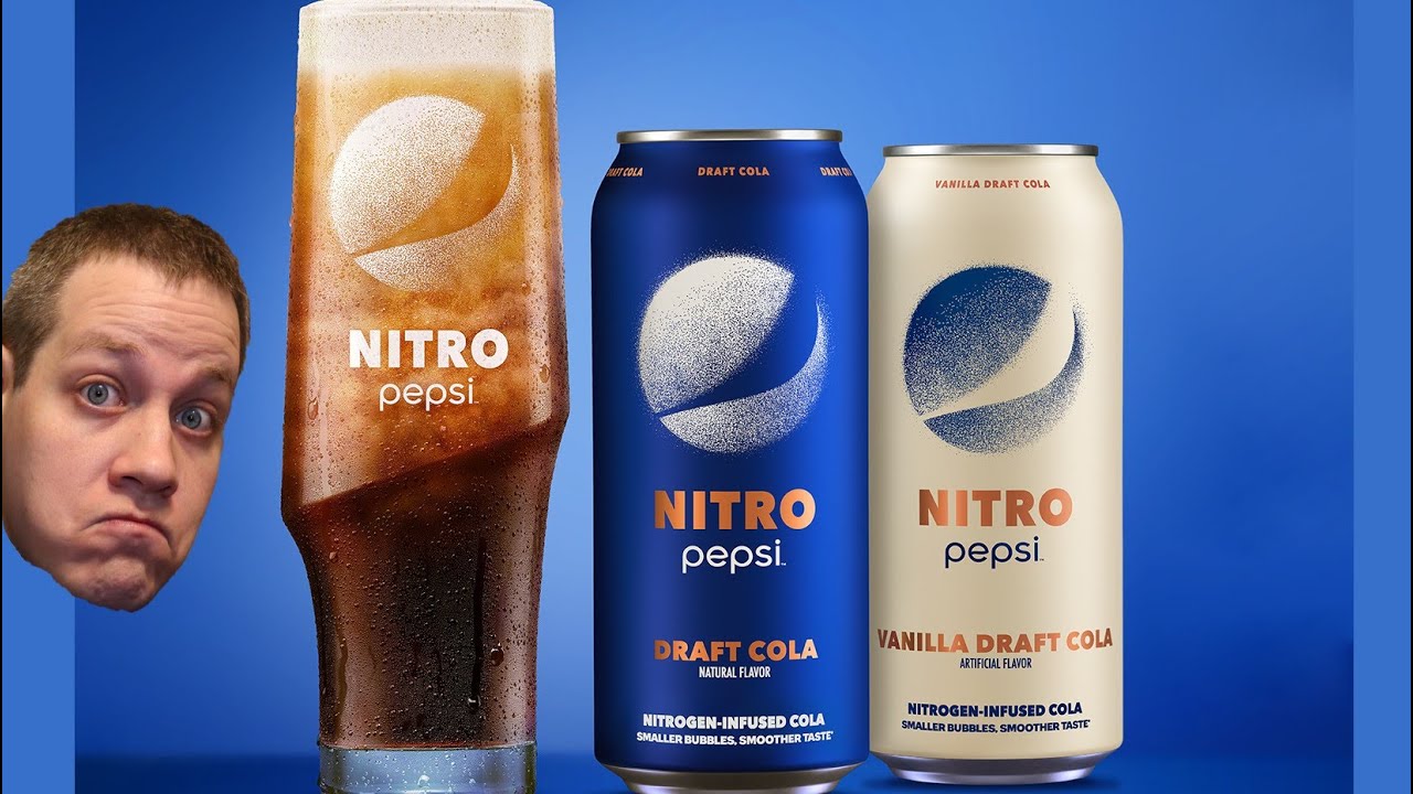 Pepsi Nitro Draft Cola and Pepsi Nitro Vanilla Draft Cola - YouTube