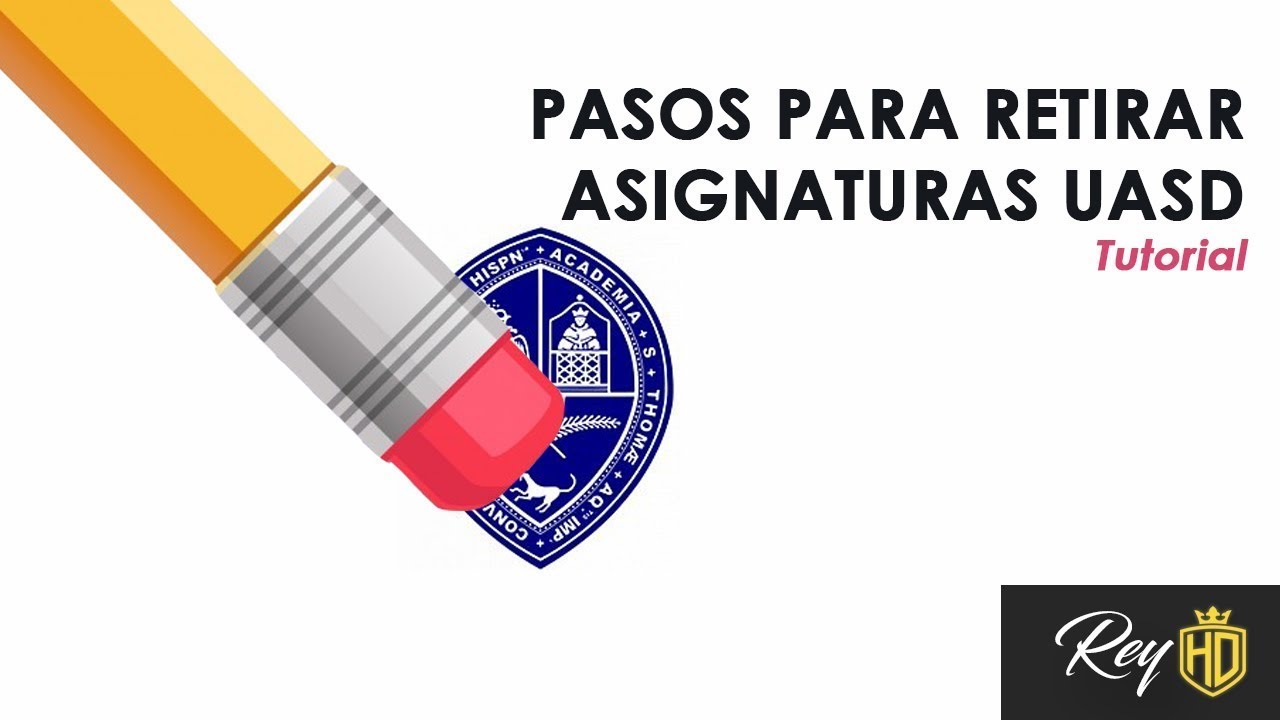 Pasos para retirar asignaturas UASD 2020 - YouTube