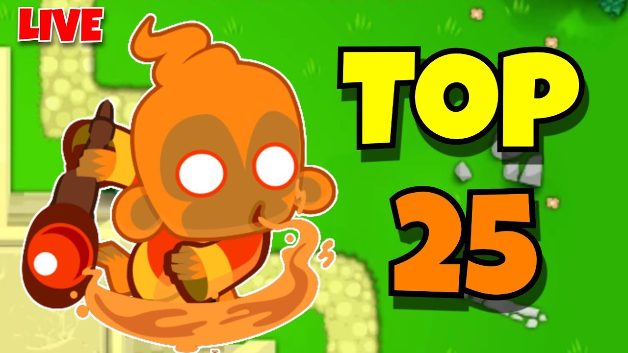 🔴PUSHING FOR TOP 25 IN THE WORLD! (Bloons TD Battles) - YouTube