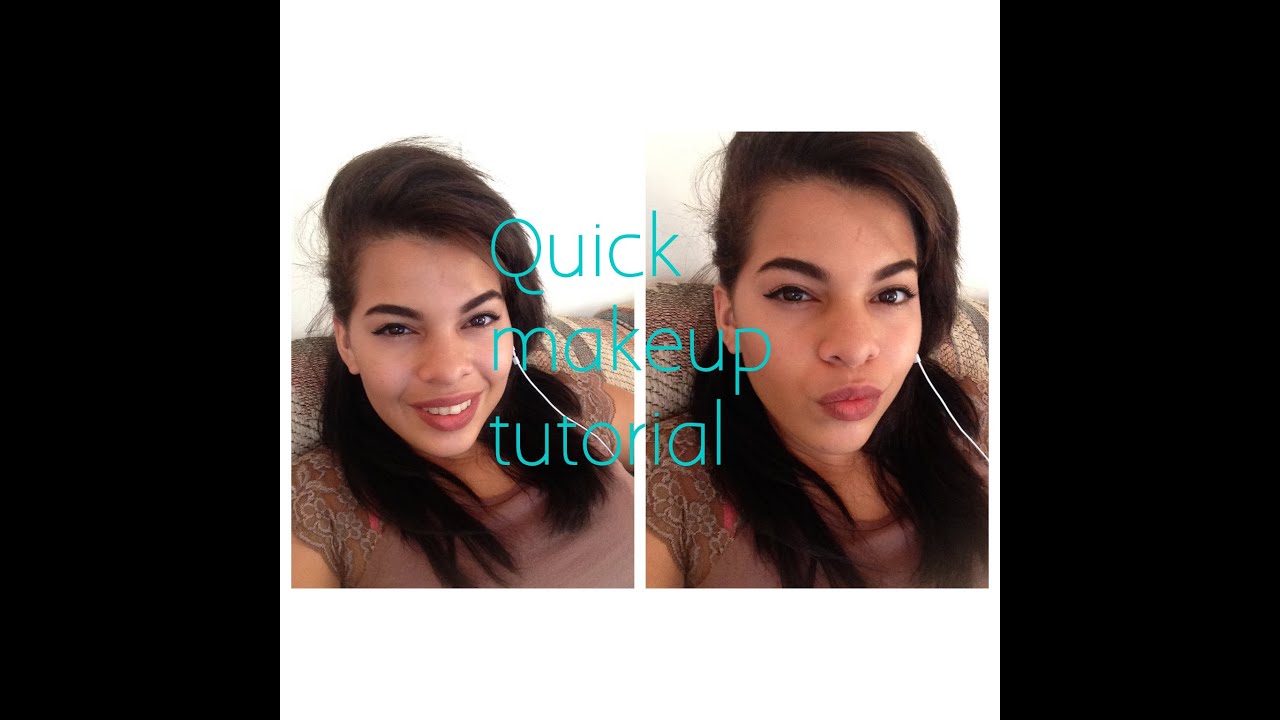 Quick makeup tutorial - YouTube
