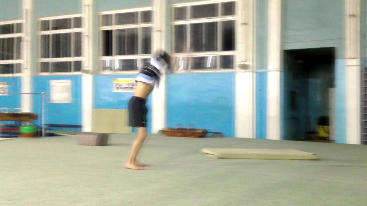 Roll Over + Front Handspring / кувырок + переворот - YouTube