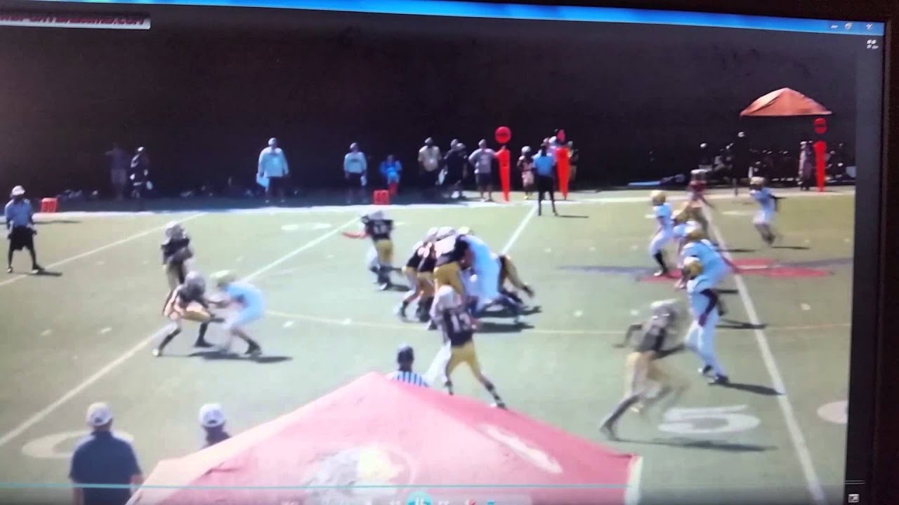 Jack Nickel football vs Midway...nice catch in double coverage - YouTube