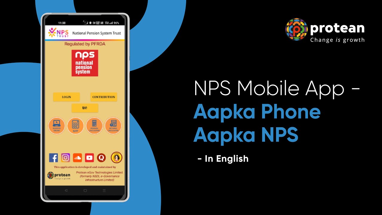 NPS Mobile App - Aapka Phone Aapka NPS - In English - YouTube