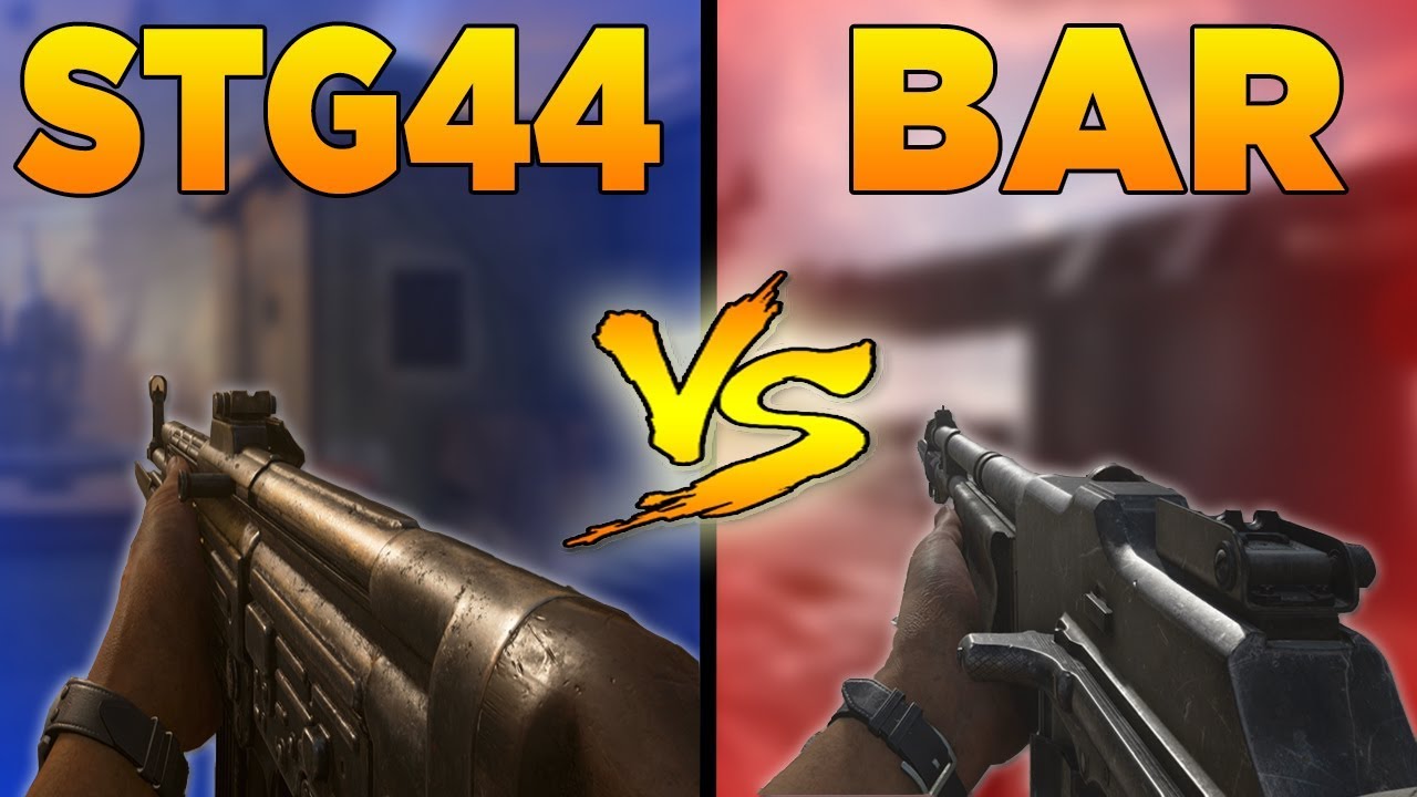 STG44 VS BAR (Call of Duty WW2 Weapons Versus) - YouTube