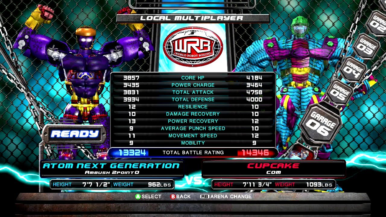 REAL STEEL Adam 2.0 vs Rematch against Cupcake - YouTube