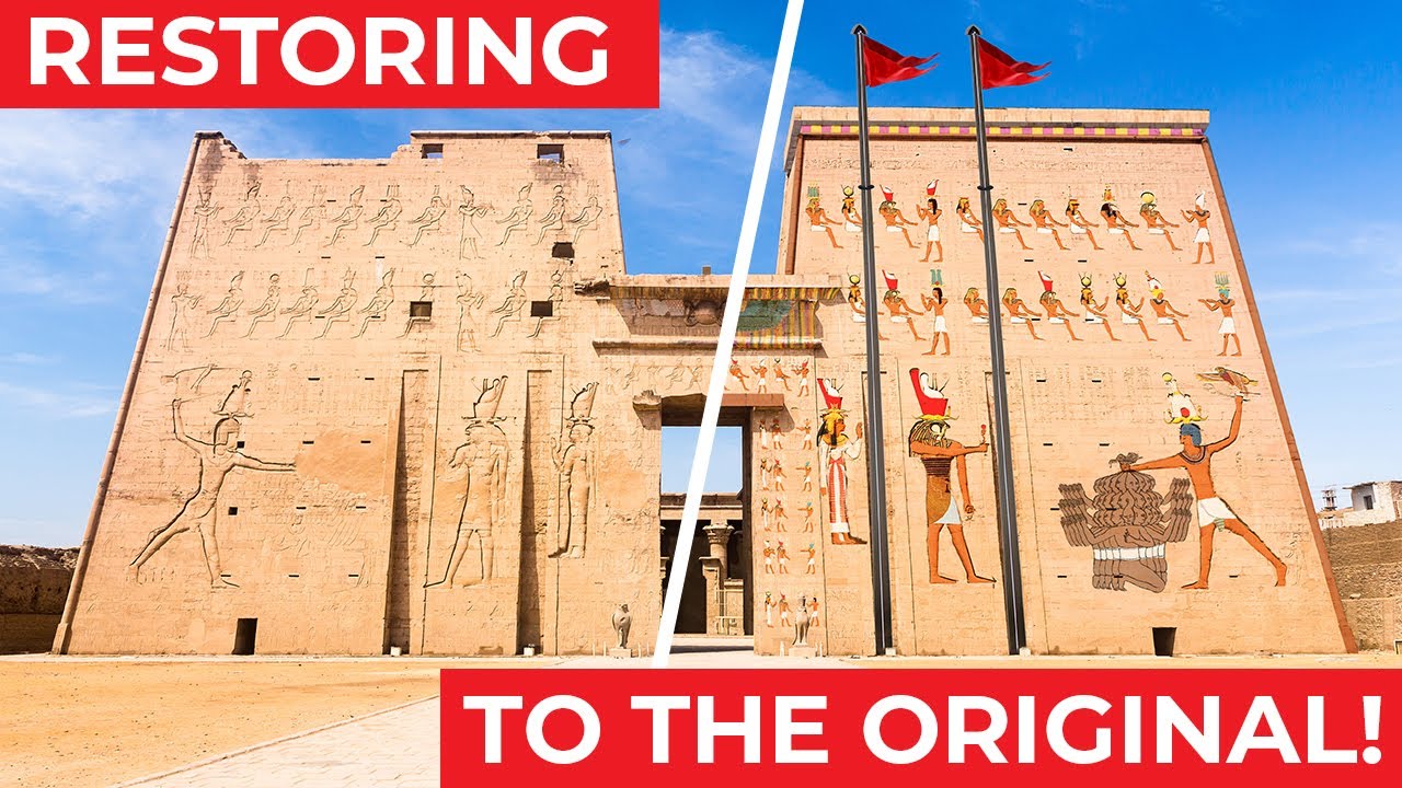 Restoring "Temple of Horus" at Edfu to the original state! + Facts ...