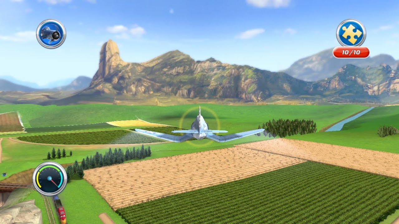 Disney Planes "Skipper" Free Flight Mode - Crazy Planes :) - YouTube