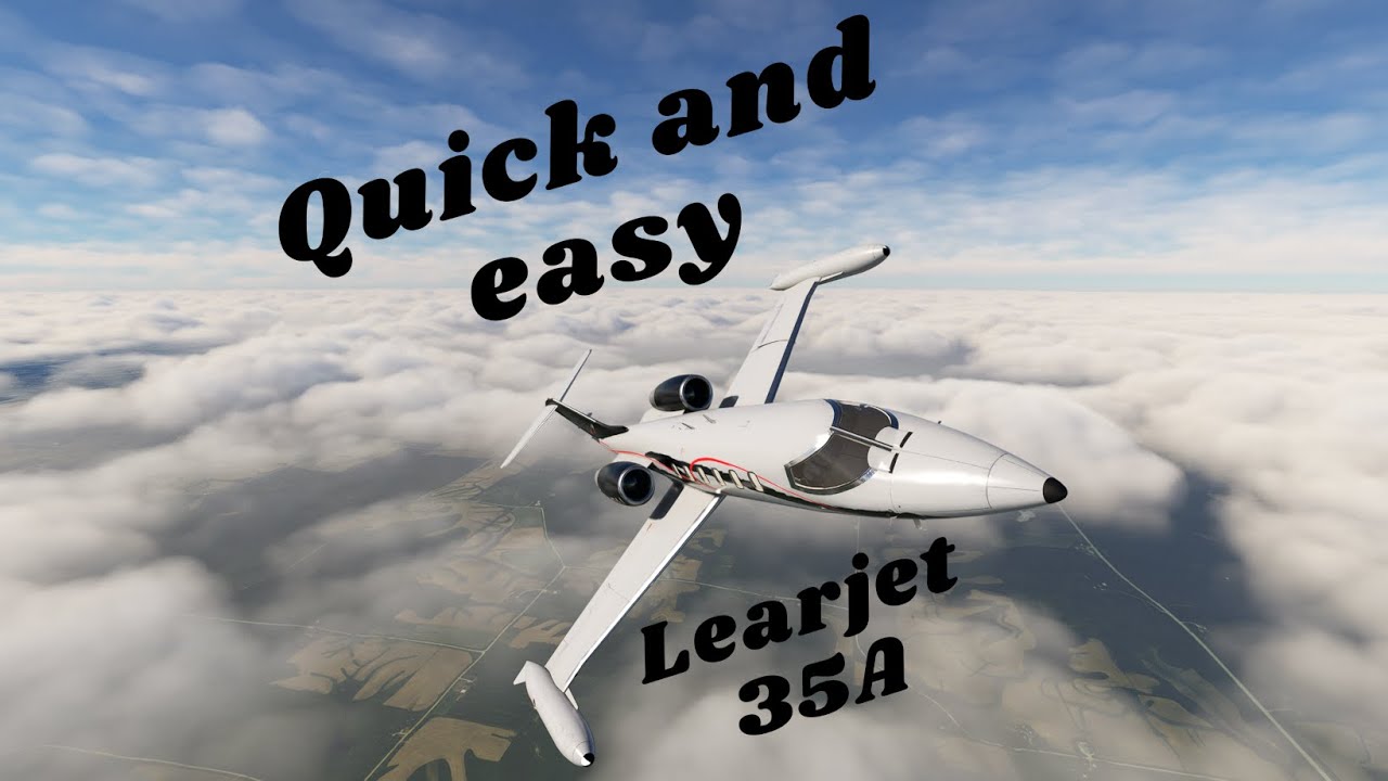 Short and Simple Startup - Autopilot Demo | Learjet 35 A | Microsoft ...