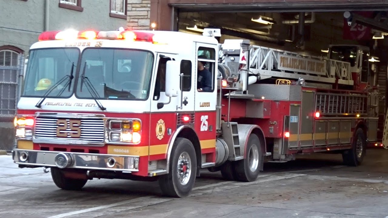 PFD Ladder 25 Responding/Recalled - YouTube