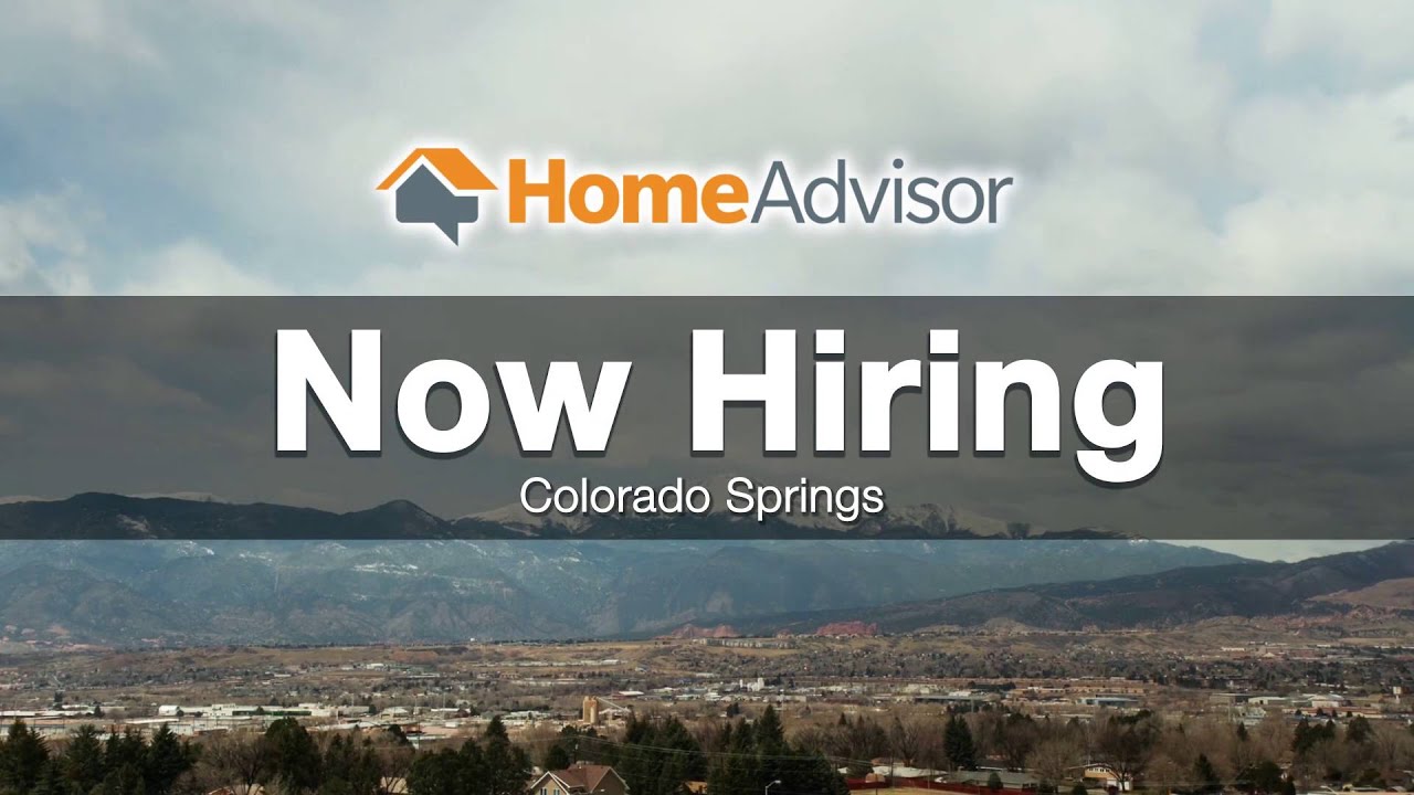 HomeAdvisor Hiring in Colorado Springs - YouTube