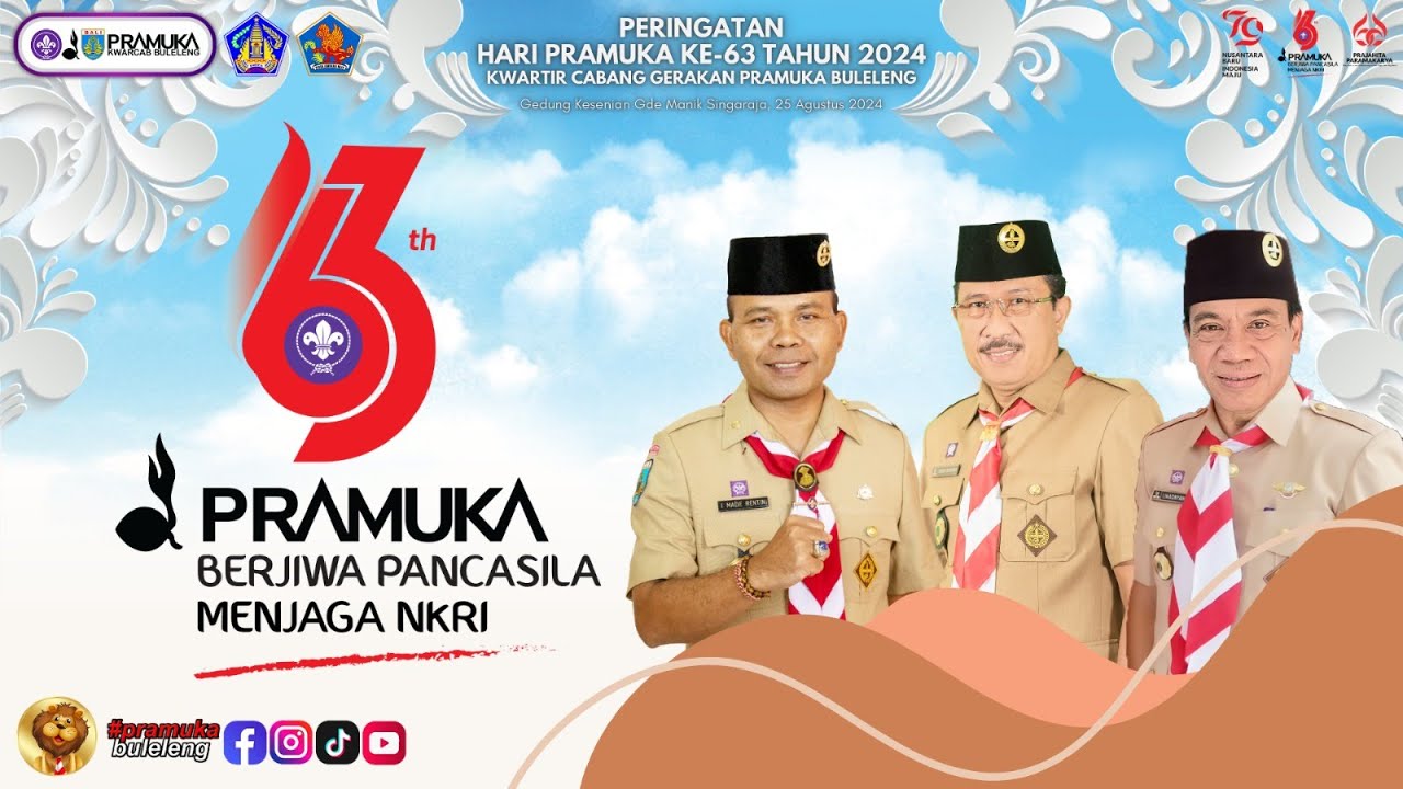 Peringatan Hari Pramuka Ke-63 Tahun 2024 Kwartir Cabang Gerakan Pramuka ...
