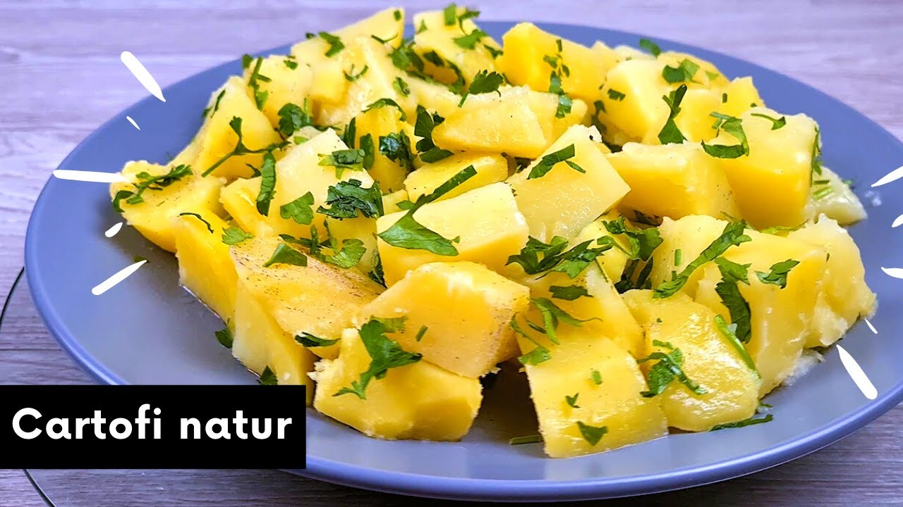 Cartofi natur (de dulce sau de post) - o garnitură perfectă langă orice ...