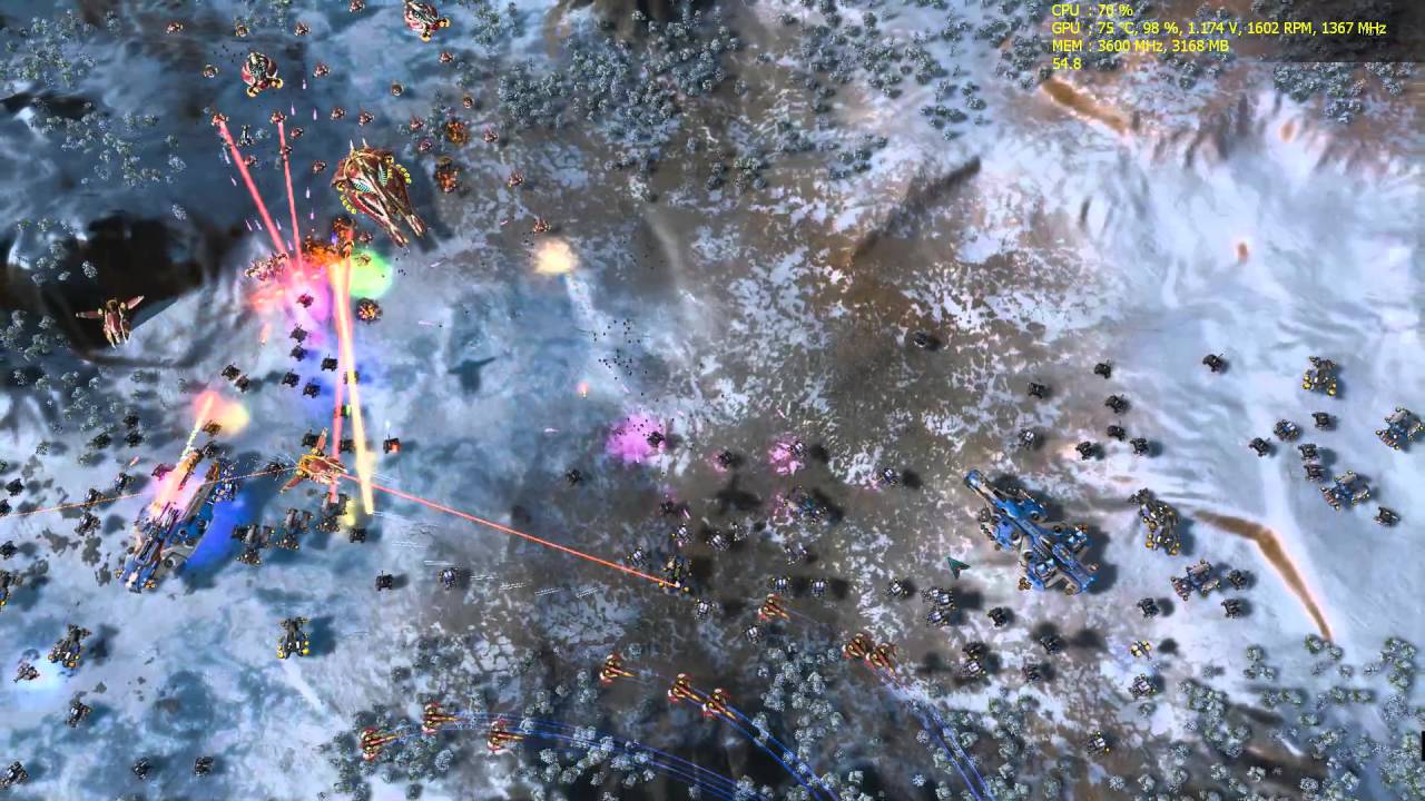 Ashes of the Singularity benchmark - YouTube