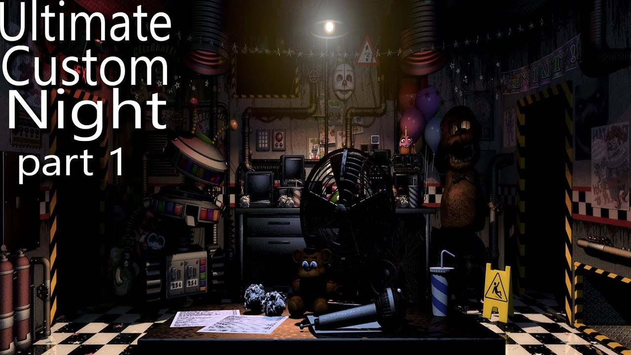 LOOK AT THESE ANIMATRONICS[Ultimate Custom Night part 1] - YouTube