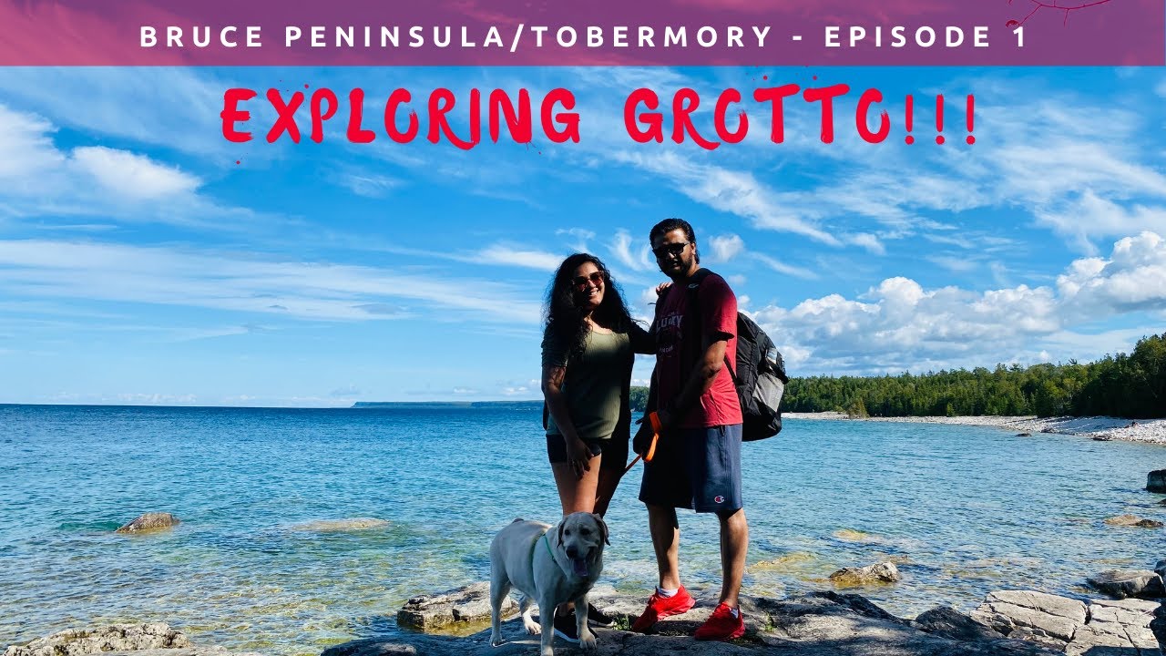 Canada's 400 million years old caves "Grotto" Bruce Peninsula ON 🍁 ...