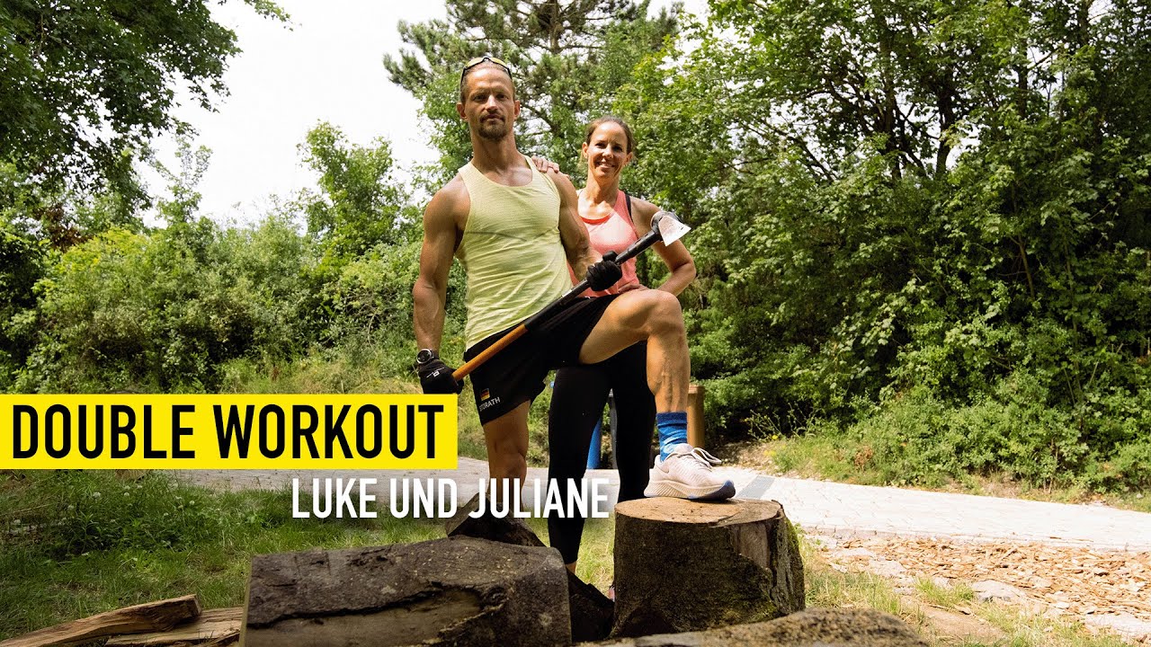 SO sieht ein Double Workout mit Juliane aus! - YouTube