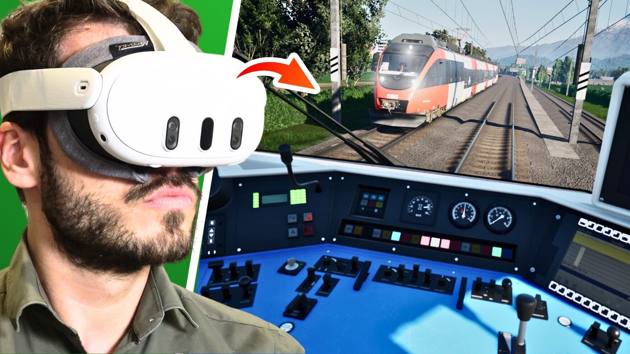 Virtual Reality Works! Train Sim World 5! - YouTube