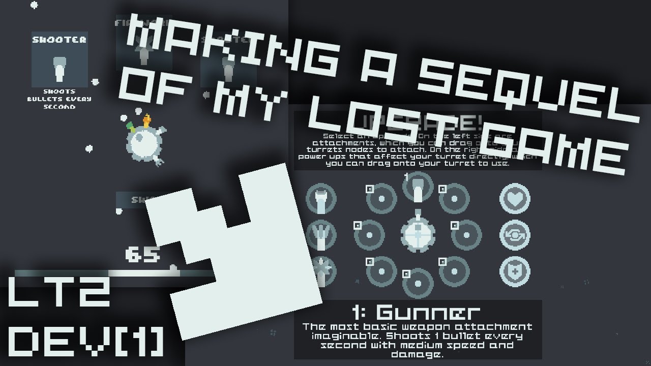 Making a Sequel of My Lost Game From Scratch - Lonely Turret 2 Devlog [1] - YouTube