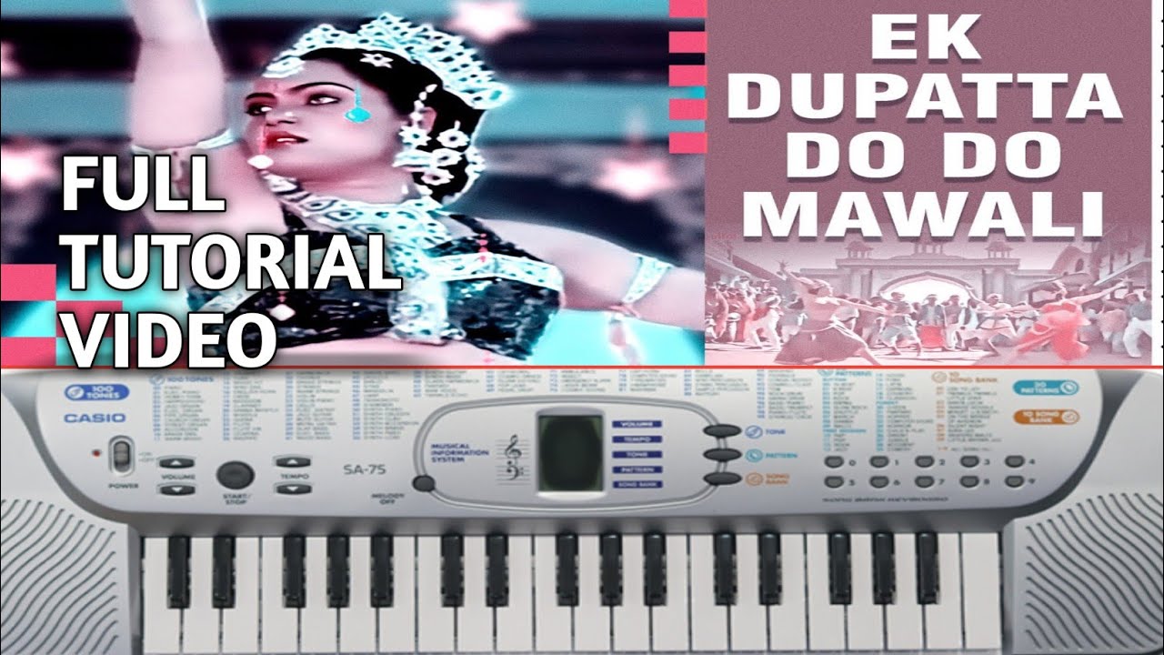 Ek Dupatta Do Do Mawali Song On Casio || Casio Pitam - YouTube