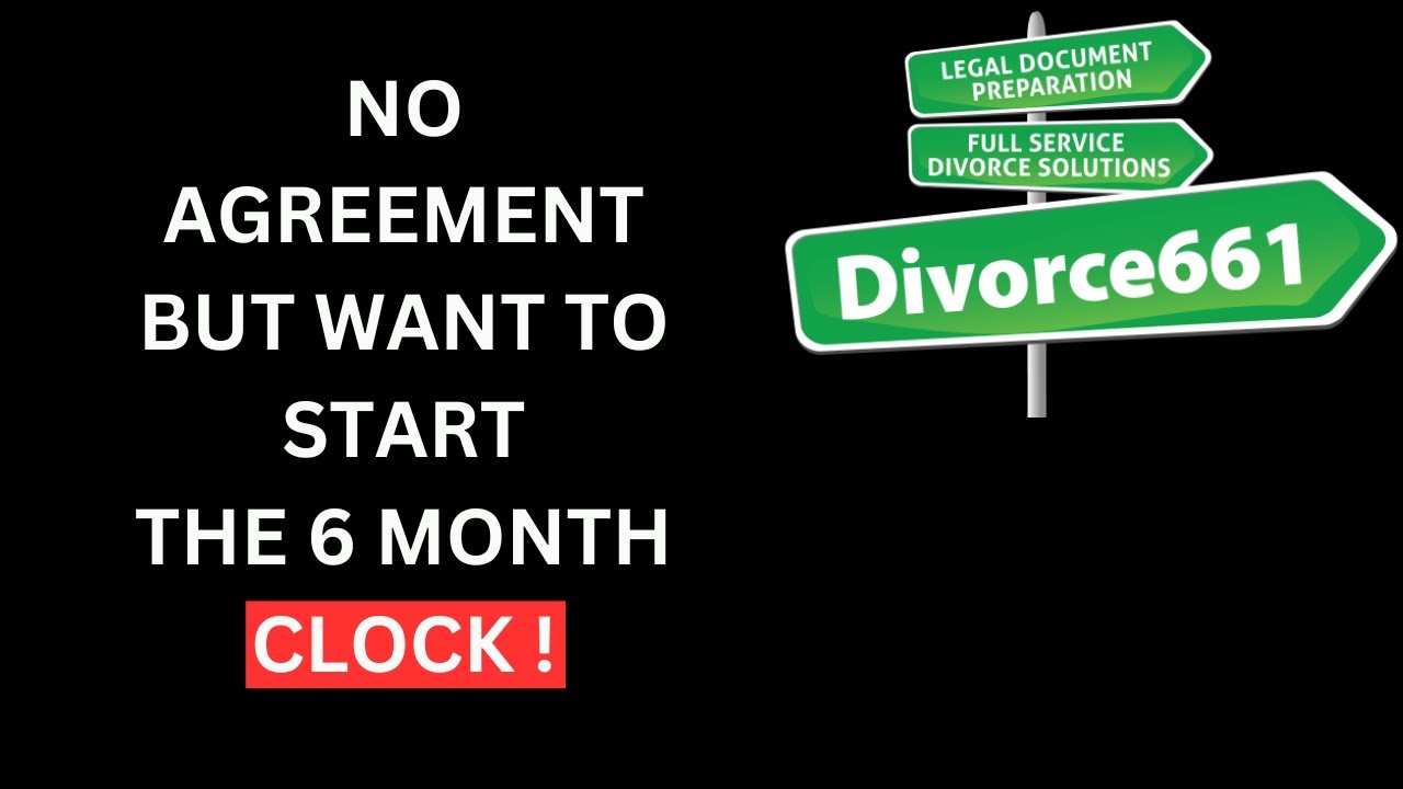 Starting the 6 Month Waiting Period: Filing for Divorce without an ...