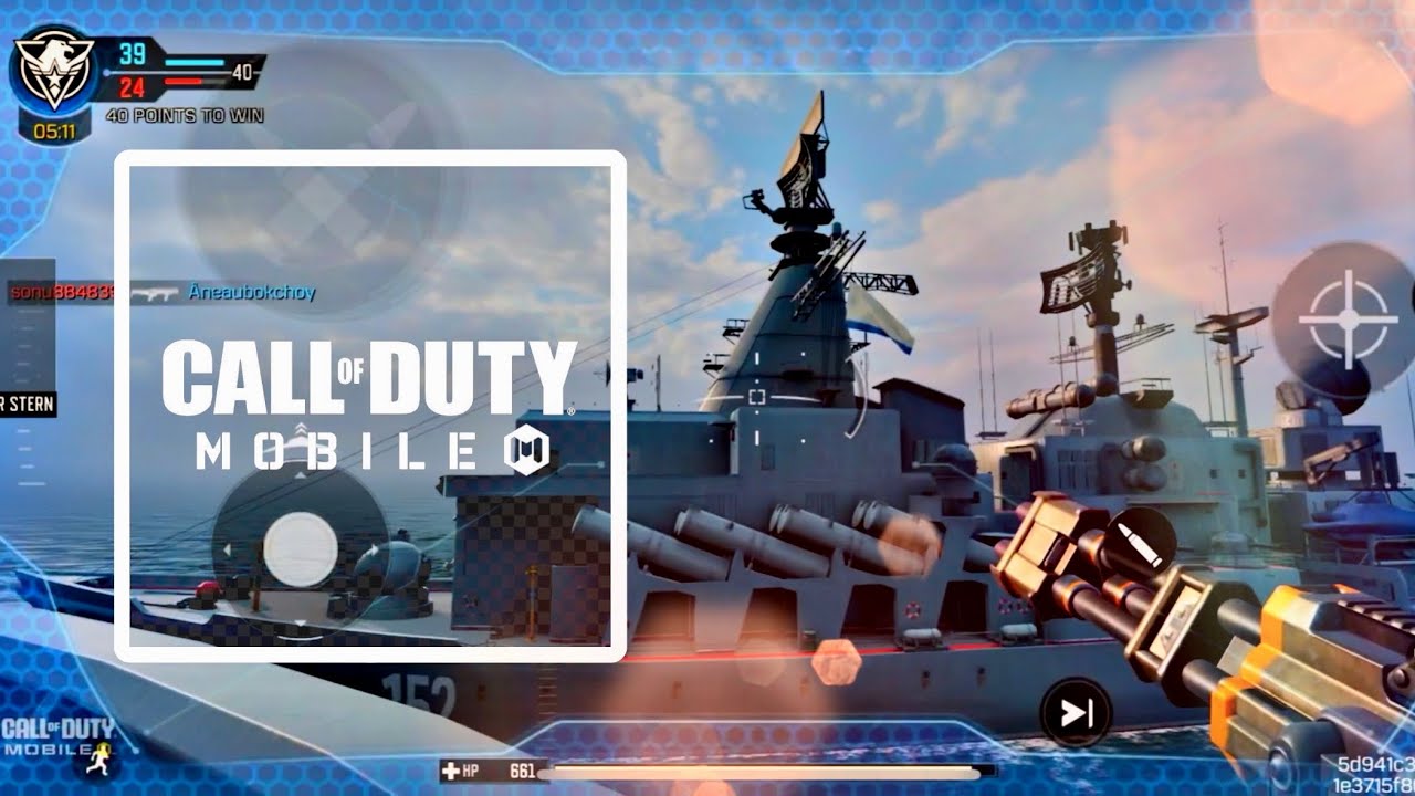 CALL OF DUTY MOBILE HIGH GRAPHICS GAMEPLAY AT BATTLE SHIP IPHONE 15 ...