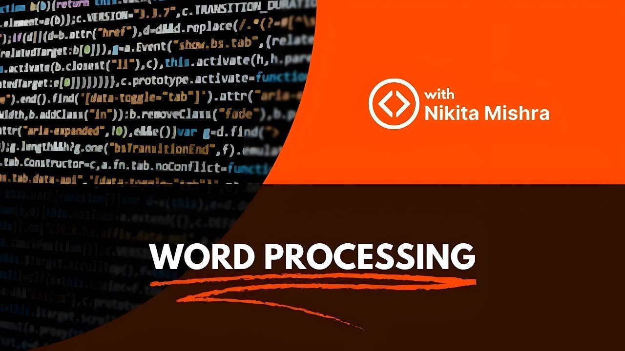 Word Processing Part - 2 - YouTube