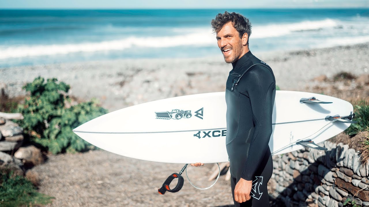 Reubyn Ash talks about XCEL Infiniti Wetsuits and takes it for a spin ...