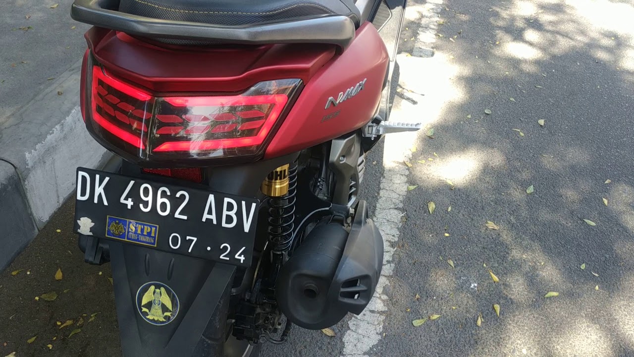 Nmax Merah Doff Simple Modif - YouTube