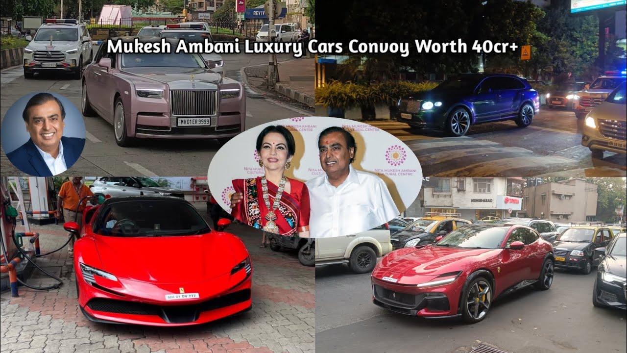 Mukesh Ambani’s ₹40CR+ Cars Will Blow Your Mind, Mukesh Ambani Luxury Cars Convoy Worth 40cr ...