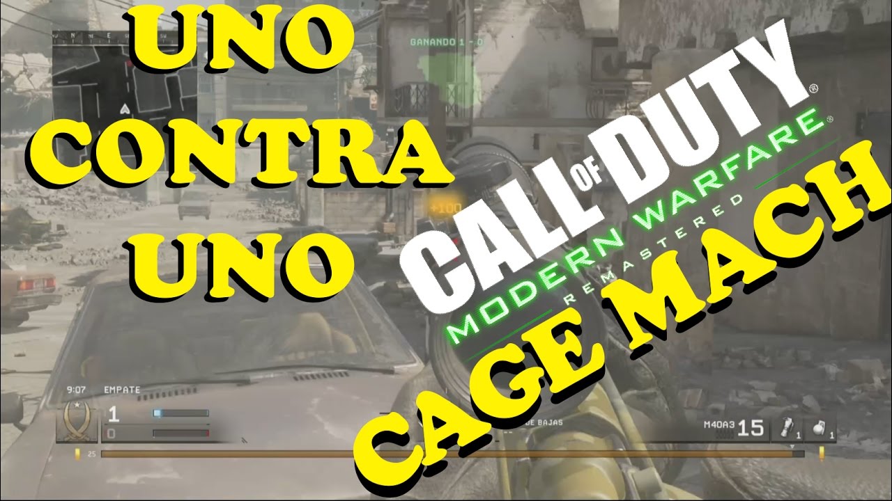 CALL OF DUTY REMASTERED CAGE MACH IS BACK - YouTube