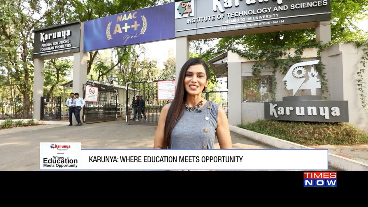 Karunya (deemed ) University : Excellence in Education & Innovation ...