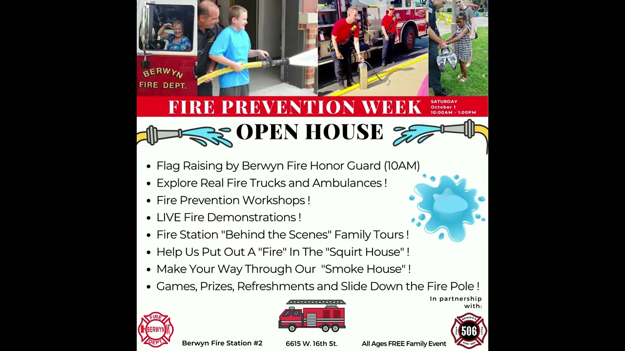Fire Department Open House – Fire Prevention Week 100th Anniversary ...