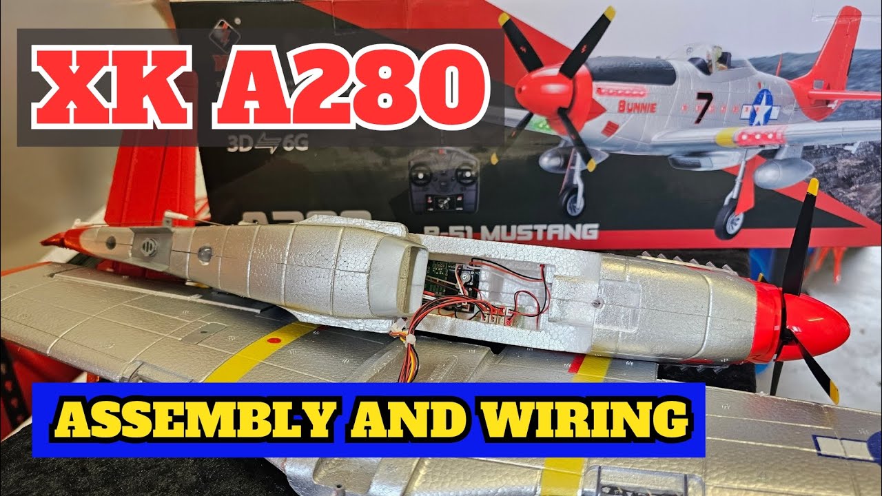 XK A280 Main wiring connection and assembly - YouTube