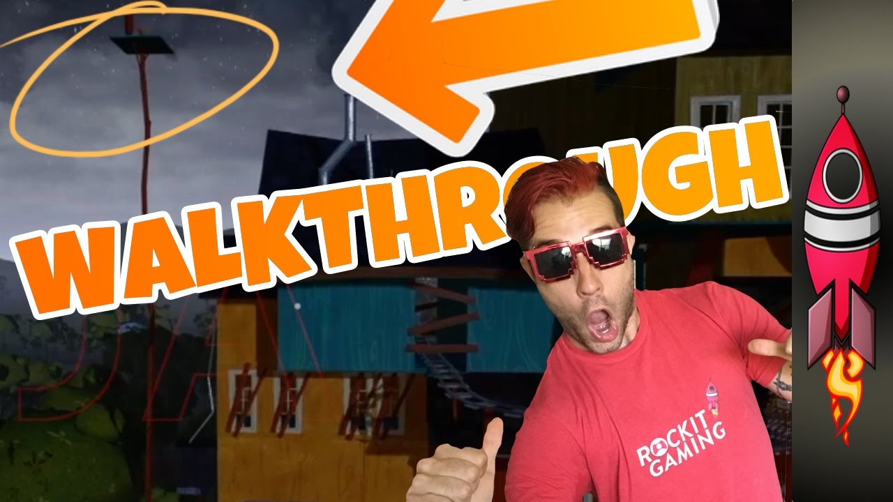 🔴 How To Beat Hello Neighbor Alpha 4 | ULTIMATE WALKTHROUGH | Rockit ...