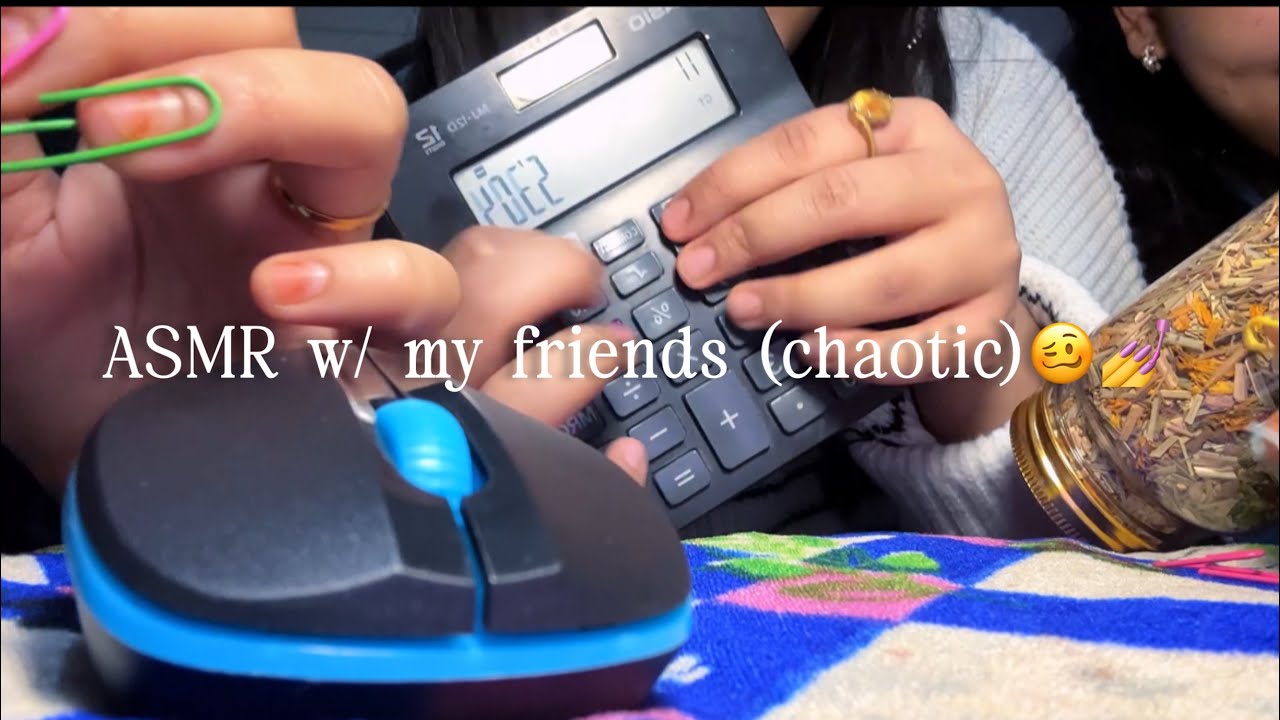 ASMR with my friends😭🫶💭 #asmr #relax #tingle #ASMRwithFRIENDS # ...