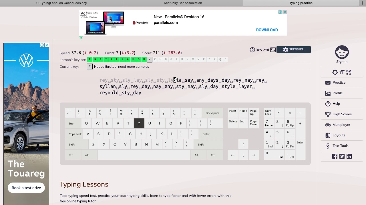 Fast Typing on keyboard keybr.com - YouTube