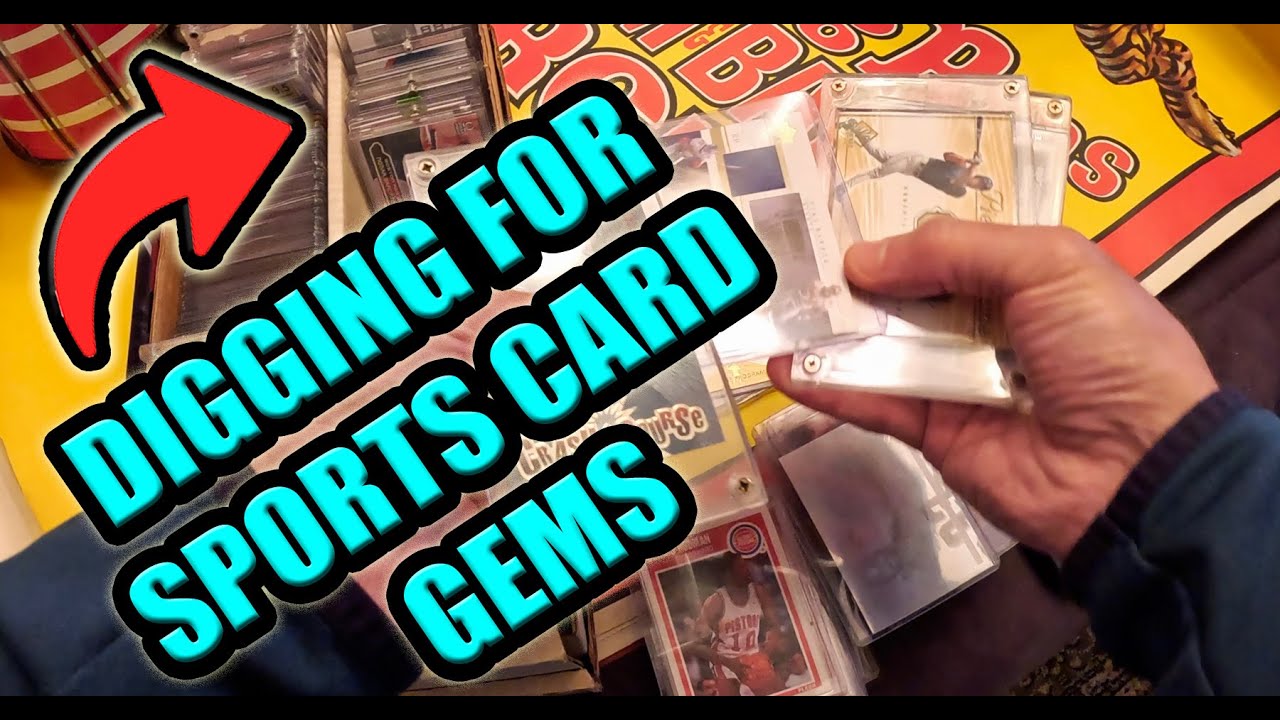 Digging for Sports Card Gems at a Yard Sale #sportscards #baseballcards ...