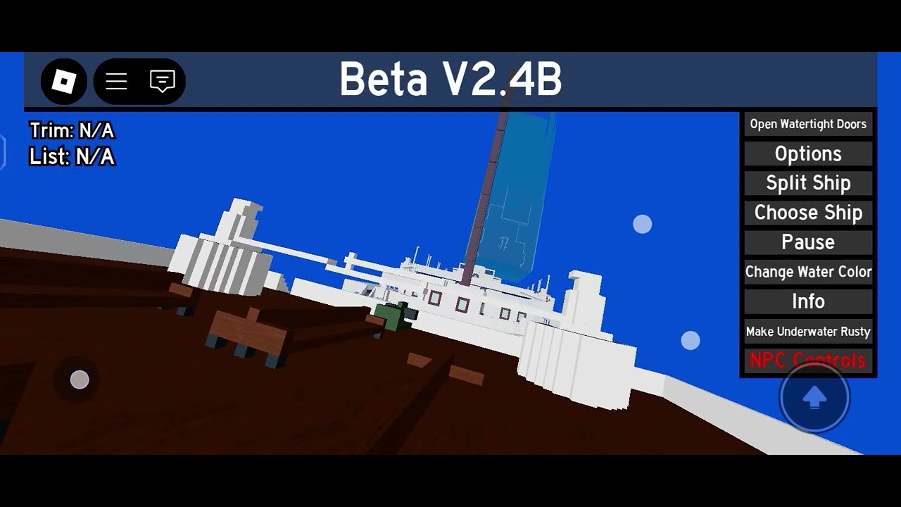 Titanic sinking (V break) and titanic II sinking - YouTube