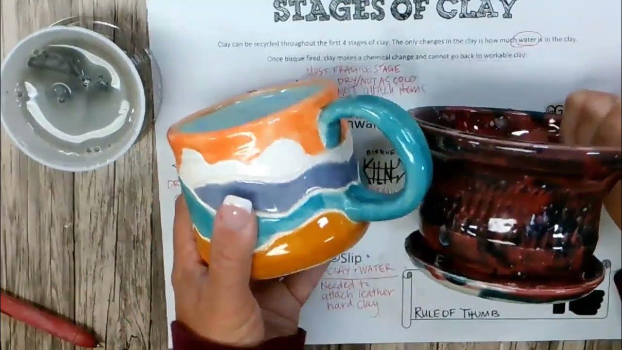 Stages of clay | Beginning Ceramics - YouTube