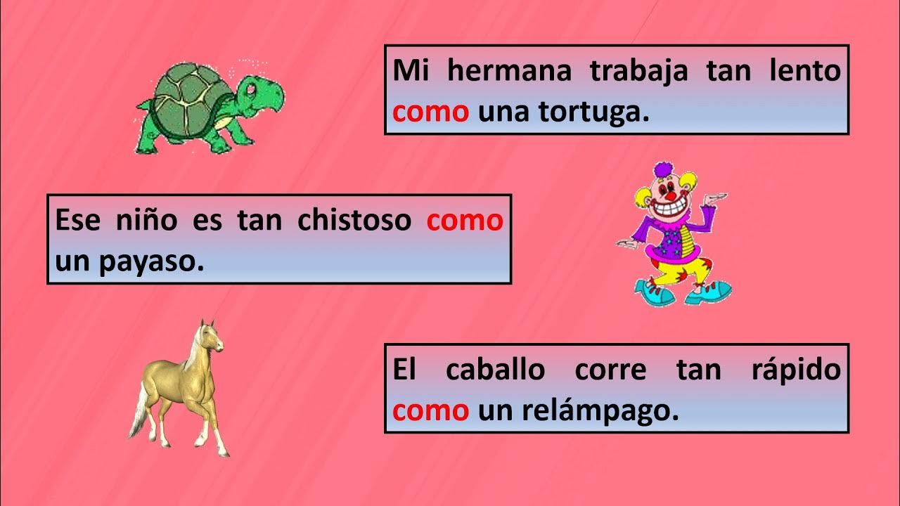 Ejemplos De Símiles QUÉ ES UNA COMPARACIÓN? Se Entiende Por