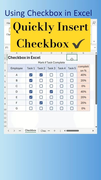 How to Use Checkbox in Excel and Link Formula #myexceltutor #microsoftexcel - YouTube