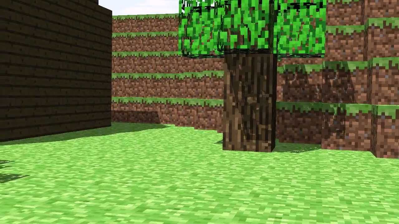 [Preview] Blender: Minecraft 3D test render [720p] - YouTube