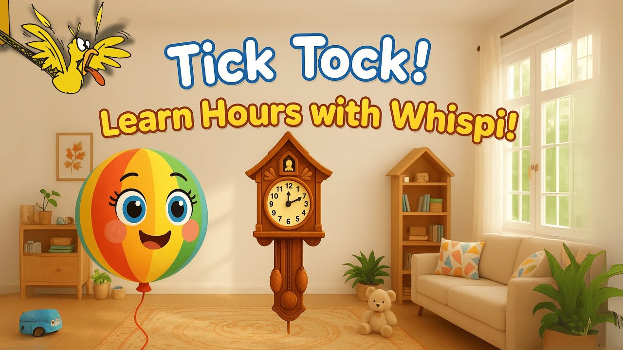 What Time Is It? ⏰ Learn with the Cuckoo Clock & Whispi! | Fun Time ...