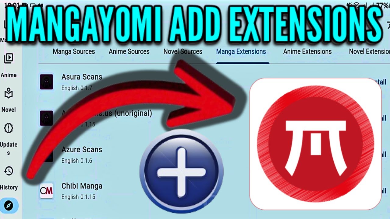 How to Add Extensions in Mangayomi App | Mangayomi Add Extensions - YouTube