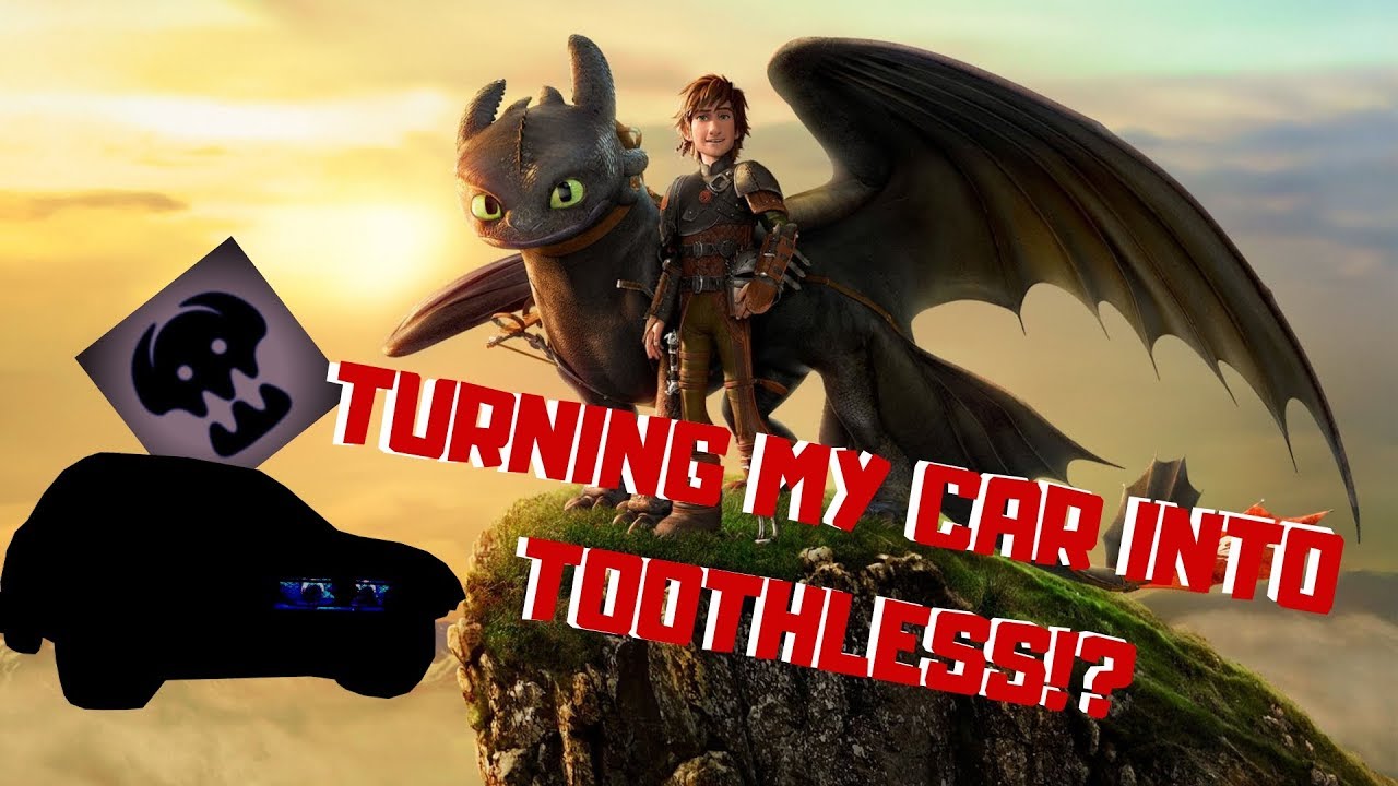 HOW TO TRAIN YOUR DRAGON: Turning A Car Into Toothless! - YouTube