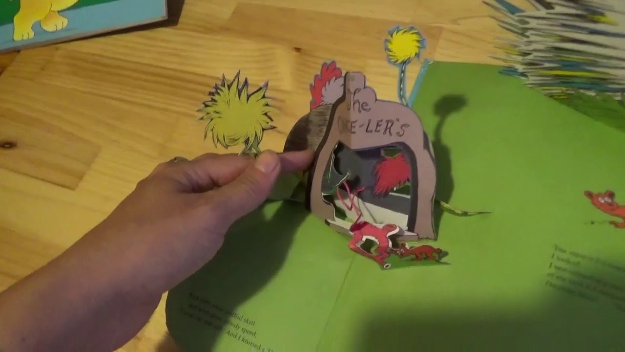 Pop-up books: The Lorax Pop-up! By Dr. Seuss - YouTube