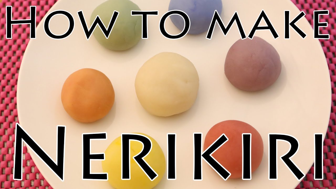 How to make Wagashi Nerikiri Japanese Traditional Candy - YouTube
