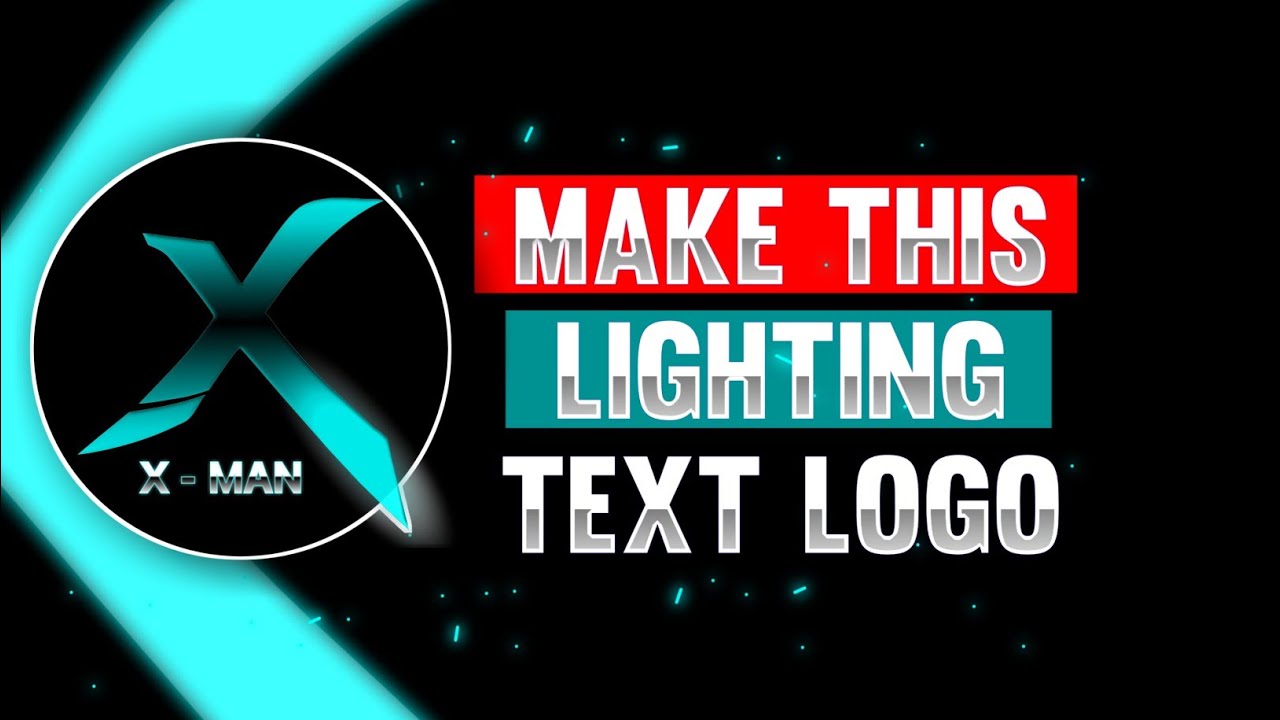 How To Make Lighting Text logo in Android | - YouTube