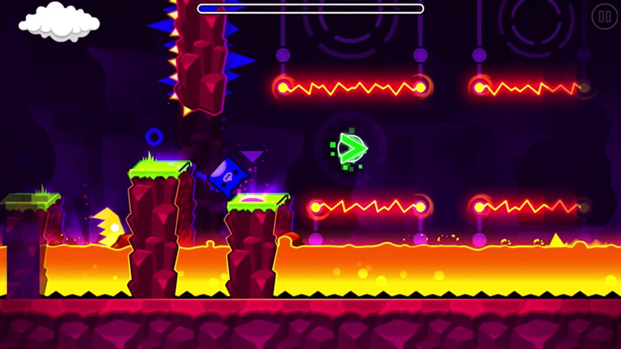 Coming back to geometry dash. - YouTube